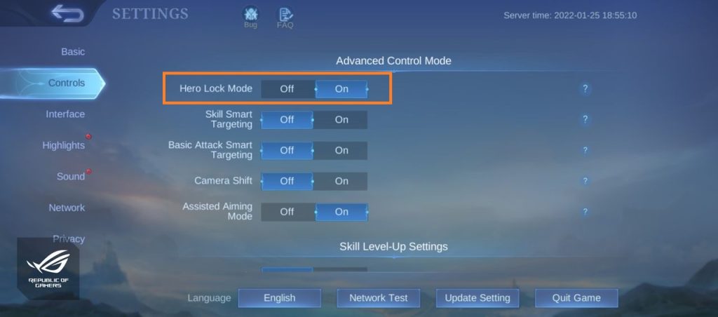 Cara Mengaktifkan Mode Lock Hero Mobile Legend Agar Terkunci dan Tepat ...